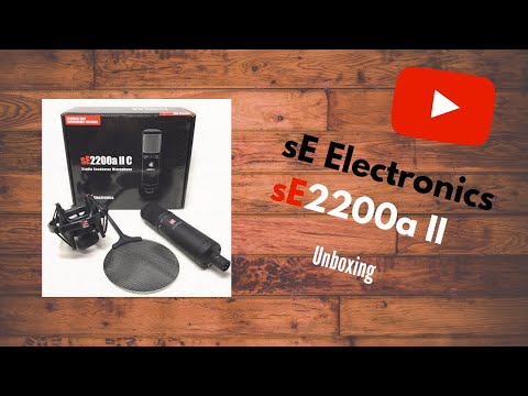 sE Electronics sE2200a II l unboxing video