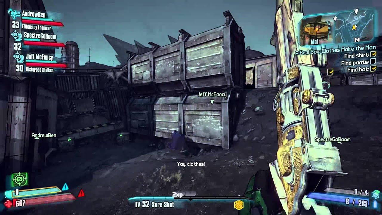 Borderlands 2 - A Real Boy: Make the Man [1080p] - YouTube