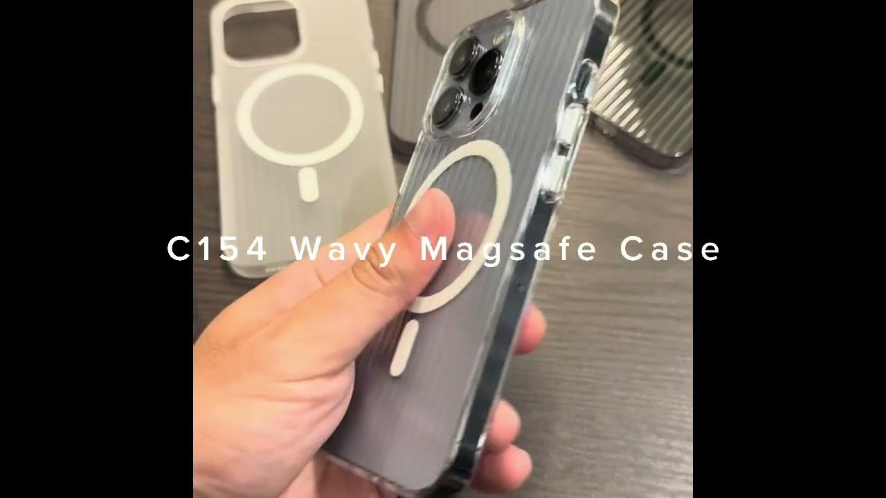 C154 Wavy Premium Magsafe Glossy Clear / Matte Case By Proglass - YouTube