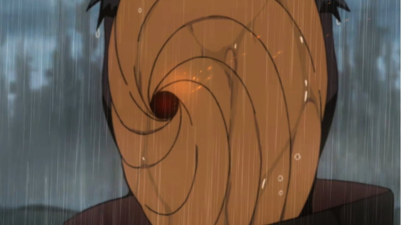 10 Hour relaxing Rain Sounds // Obito Uchiha is helping you Sleep - YouTube