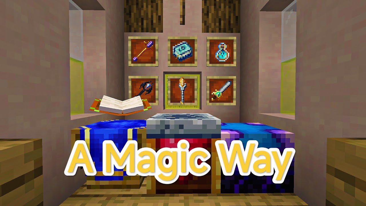 A Magic Way мод для Minecraft Bedrock - YouTube