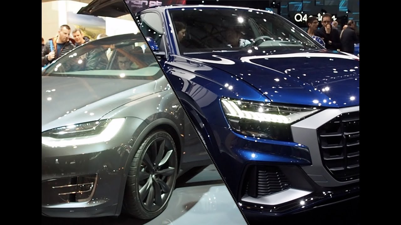 Tesla Model X 2020 vs. Audi Q8 2020 - YouTube