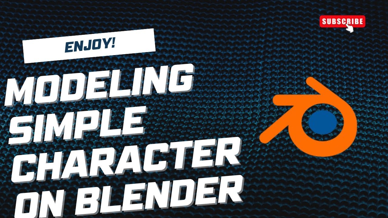Modeling a simple character on blender | No talking 🤫 - YouTube