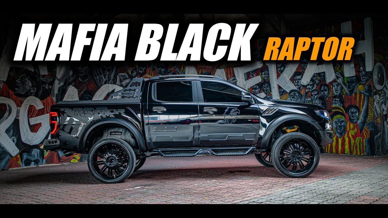MAFIA BLACK FORD RANGER RAPTOR by SHAM BODYKIT - YouTube