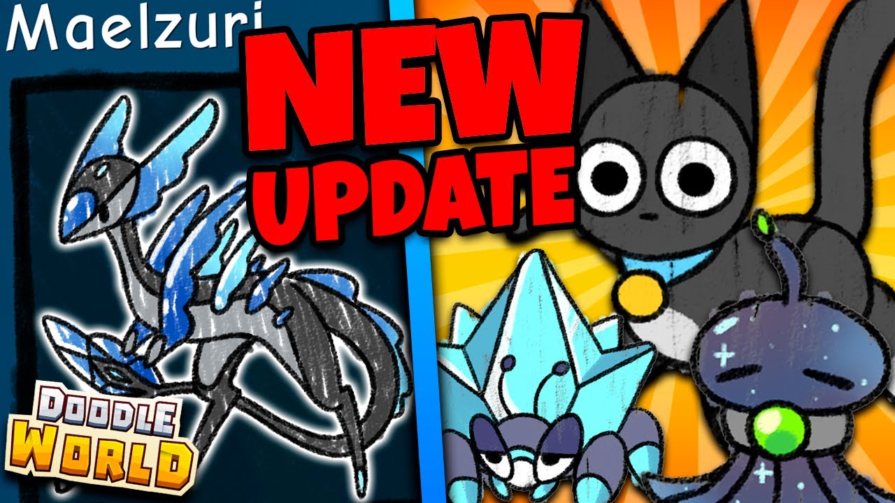 How To Get Every NEW DOODLE In The New Cave UPDATE! (Doodle World ...