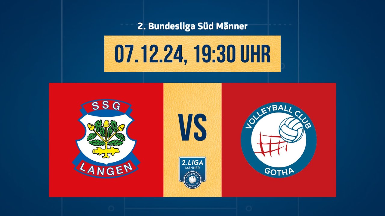 SSG Langen – Blue Volleys Gotha (2. Volleyball Bundesliga Süd M 24/25 ...