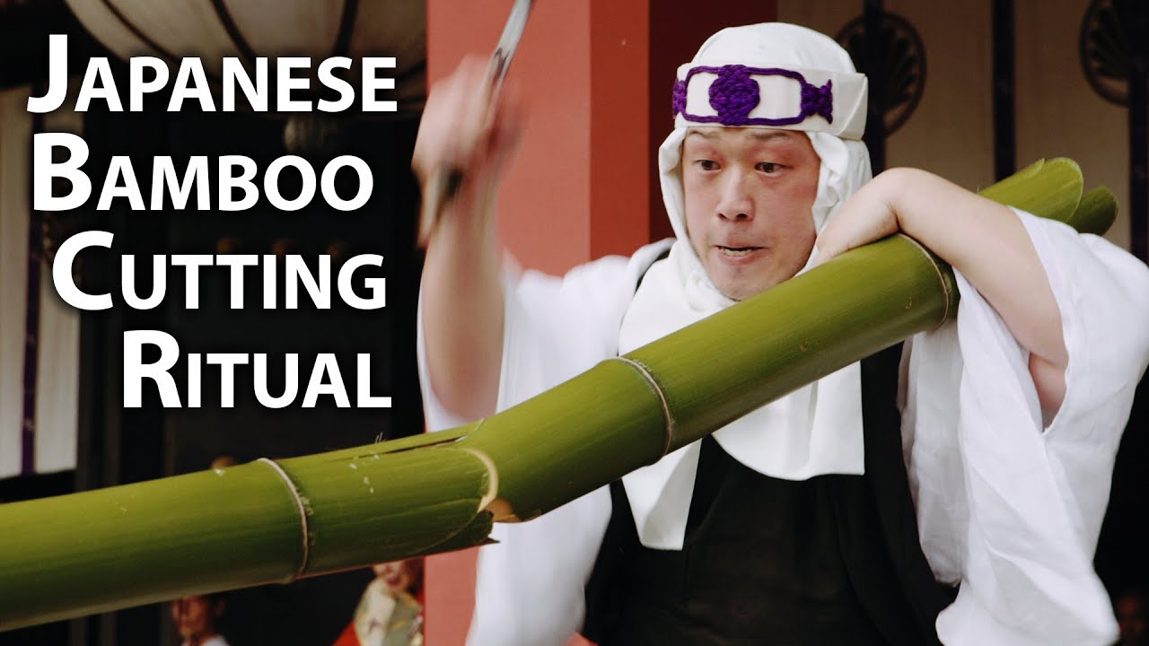 Kyoto Festival: Bamboo Cutting Ritual at Kurama-dera (Takekirie) - YouTube
