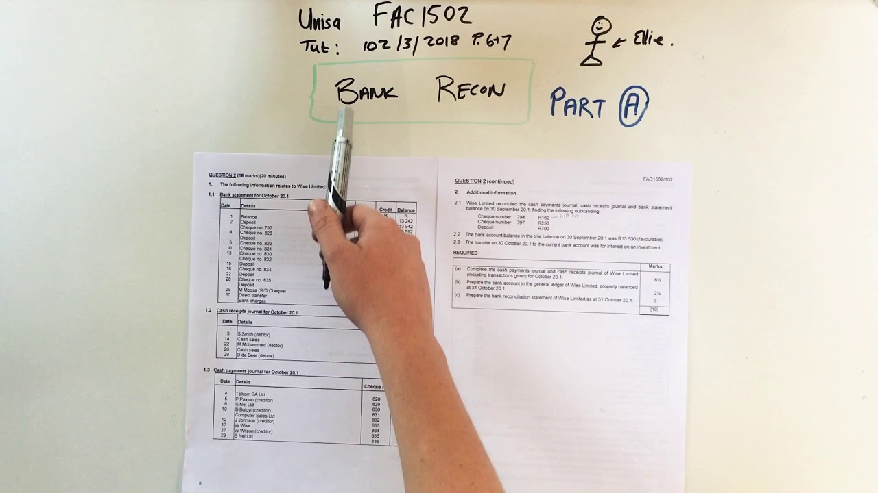 FAC1502 Bank Recon Example Part A - YouTube