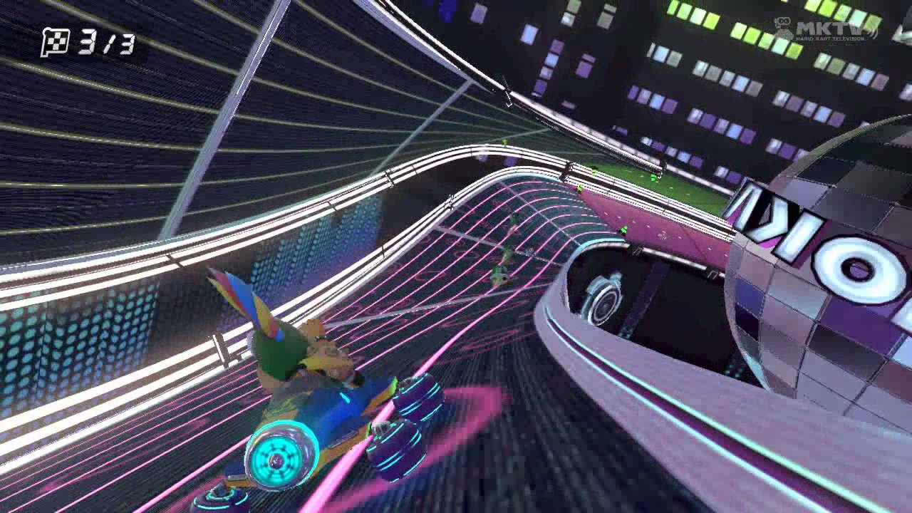 Wii U - Mario Kart 8 - Electrodrome - YouTube