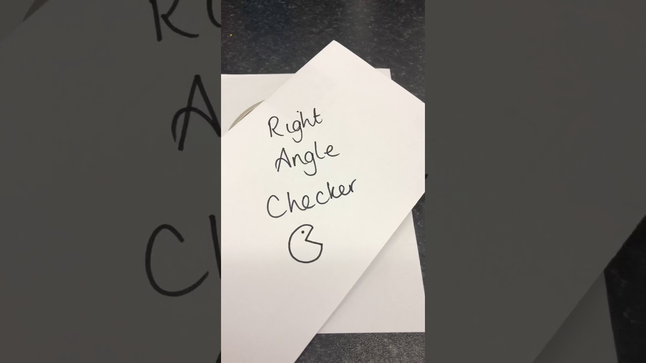 Right Angle Checker YouTube Right Angle Checker YouTube