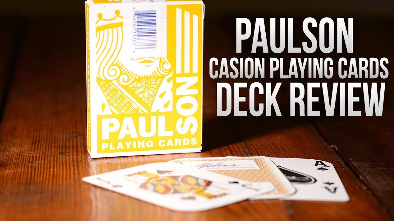 Deck Review - Paulson Casion Playing Cards - YouTube