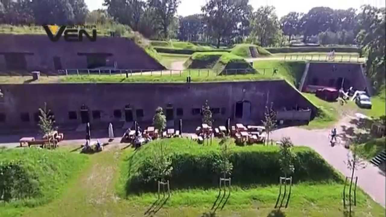 Reconstructie landschappelijk deel Fort bij Vechten, Bunnik - YouTube