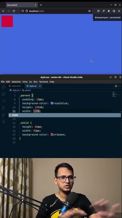 Center Div Using Css Flex Box Youtube 