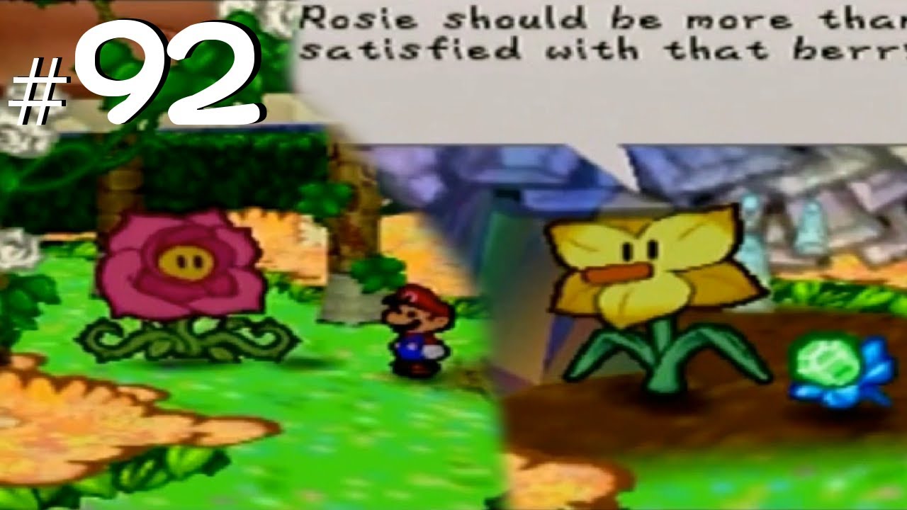 Let's Play Paper Mario Part 92: Rosie Posie Roundabout - YouTube