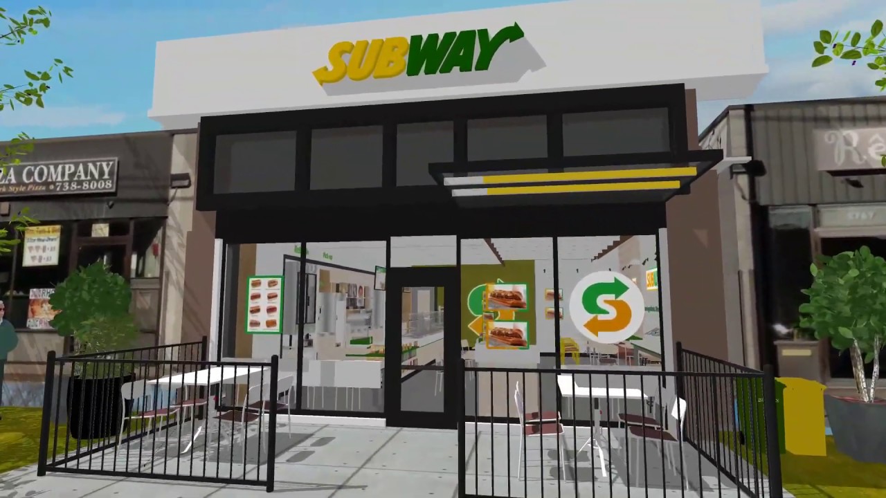 Subway Restaurant Design- Final Animation - YouTube