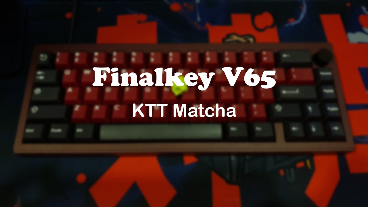 Keyboard Soundtest #16 - Finalkey V65 r2 w/ KTT Matcha Switch - YouTube