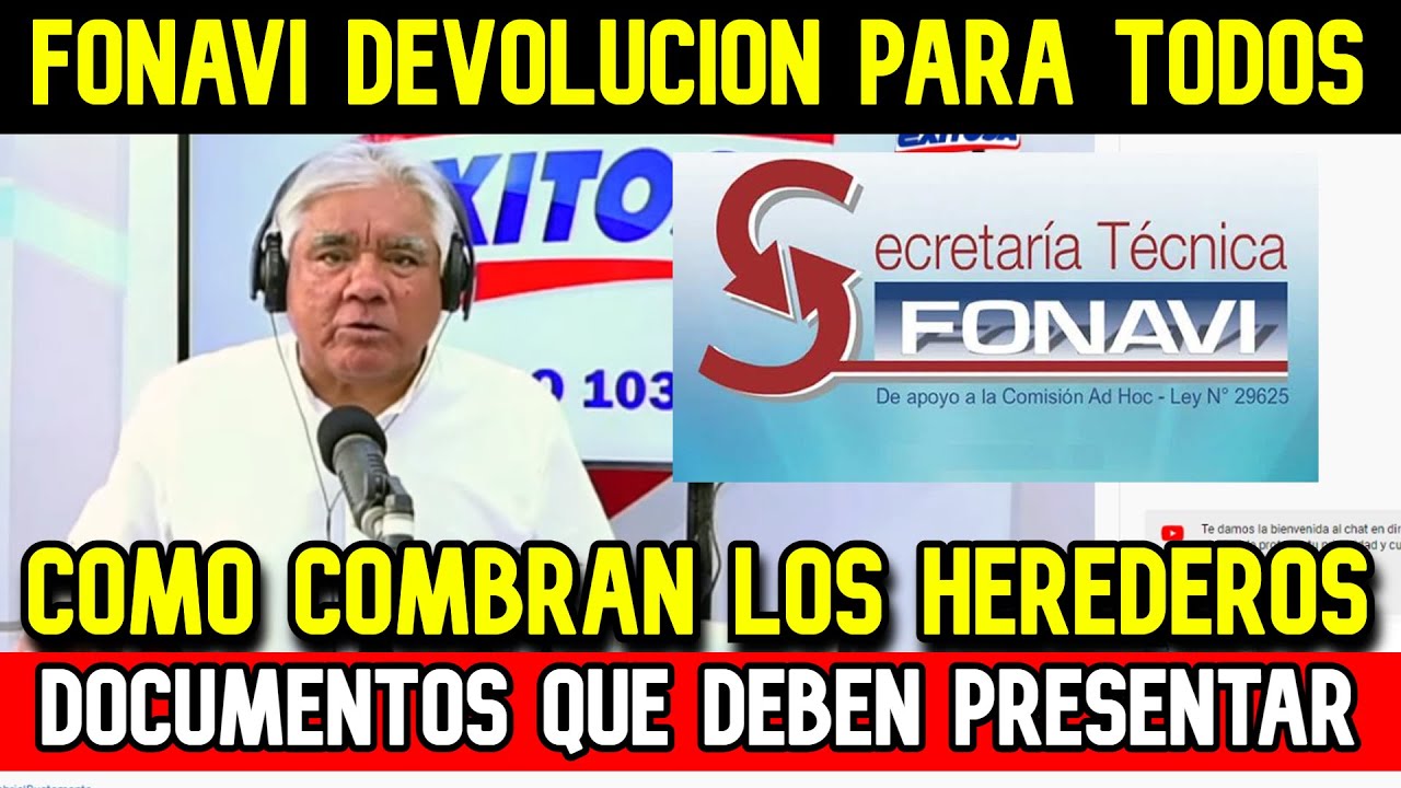 *FONAVI DEVOLUCION LO ULTIMO* COMO COBRAN LOS HEREDEROS DE FONAVISTAS ...
