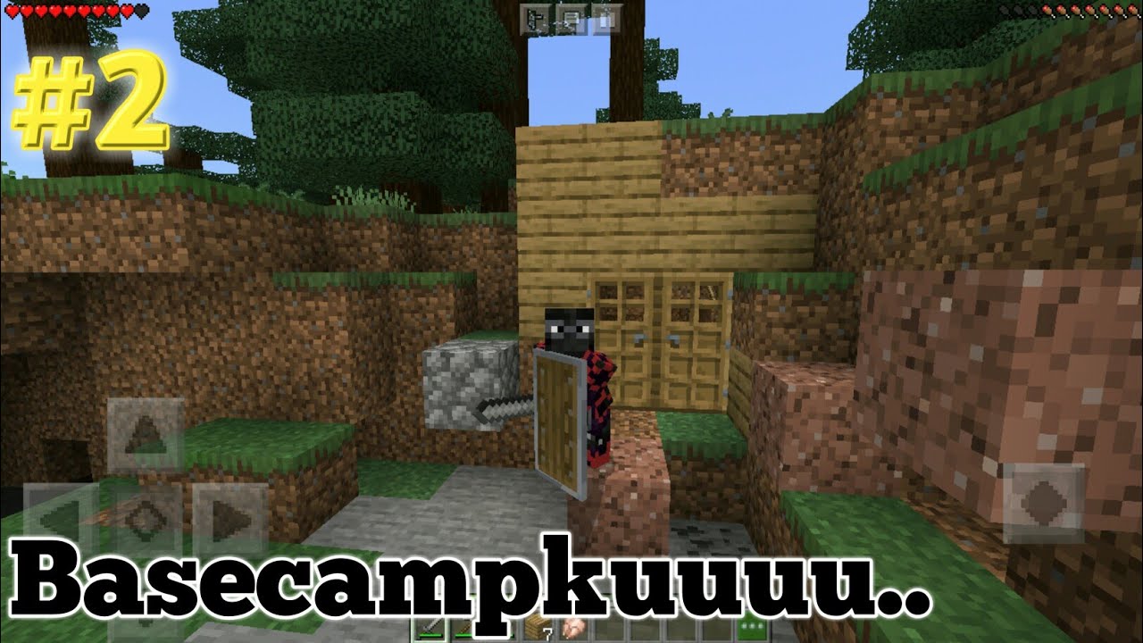 Membuat Basecamp Goa - Minecraft Survival - PART 2 - YouTube