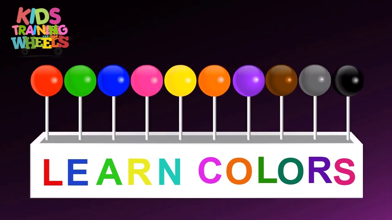 Kids Learning Colors With Color Lollipops - Educational Videos #ForKids ...