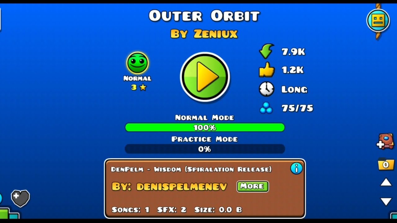 Outer Orbit (Epic Level Geometry Dash 2.2) - YouTube