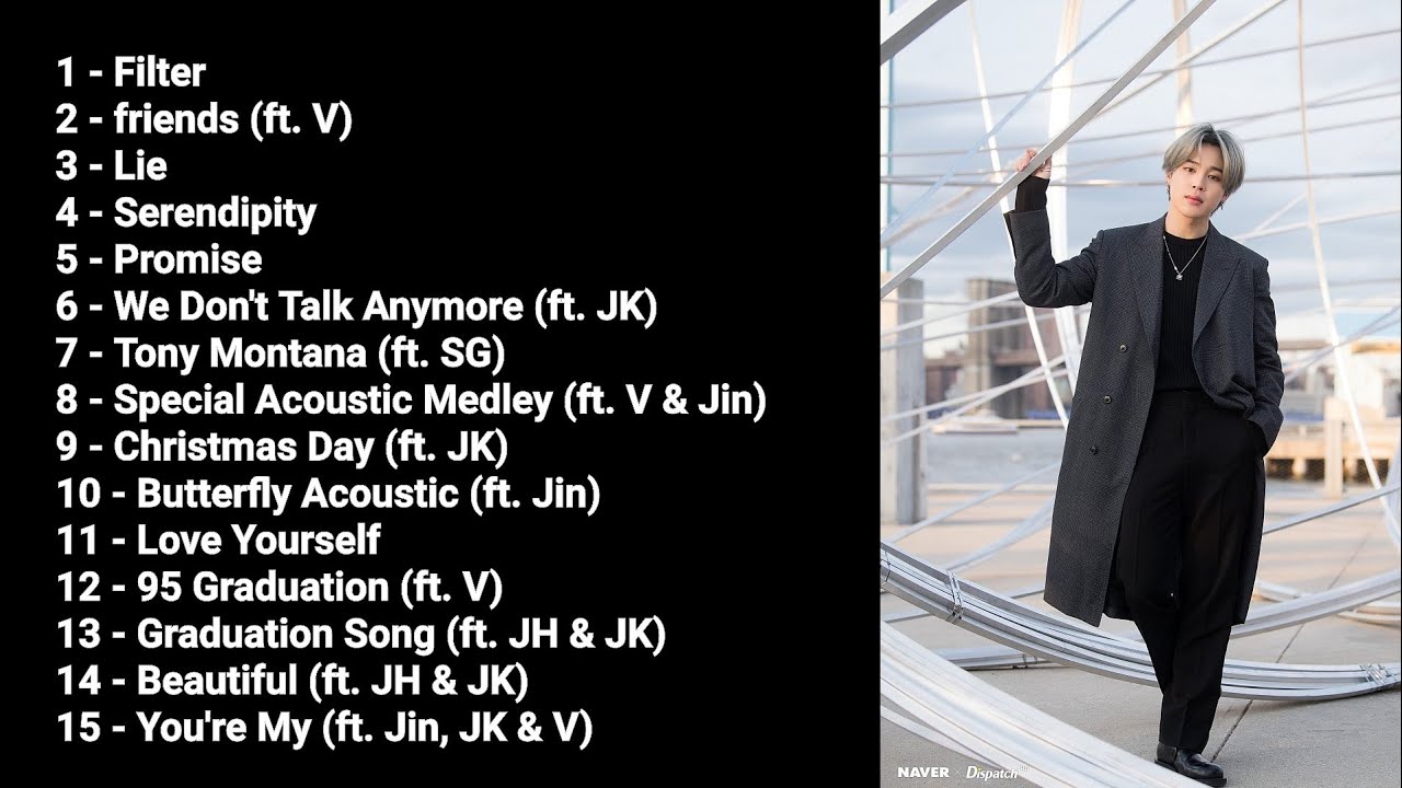[Playlist] Jimin solo and Cover Song - YouTube