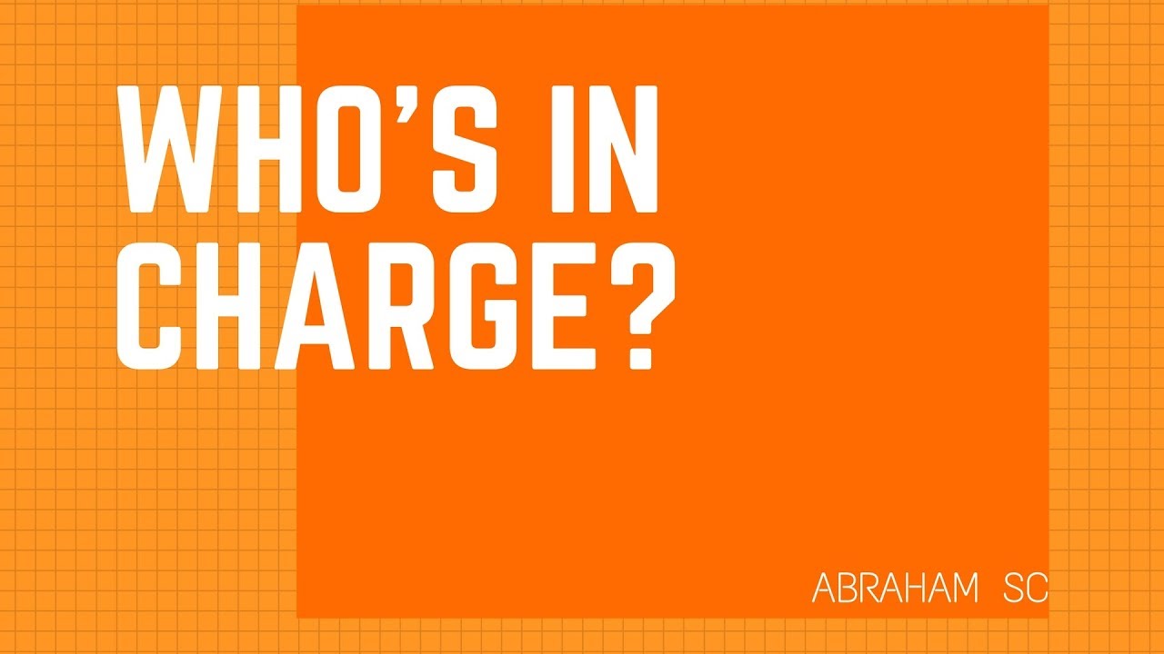 Who is in charge? - YouTube