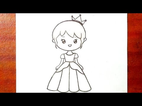 How to draw a cute doll || easy drawing for beginners - YouTube