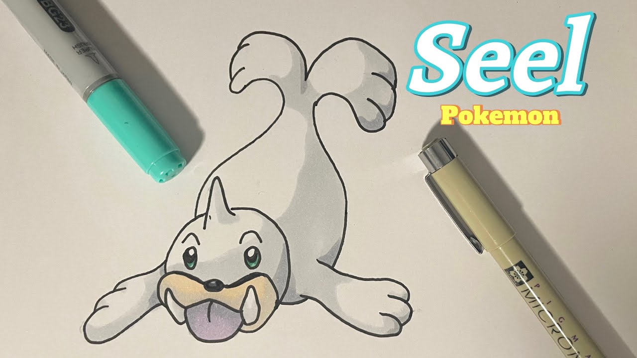 How to Draw Seel | Pokemon - YouTube