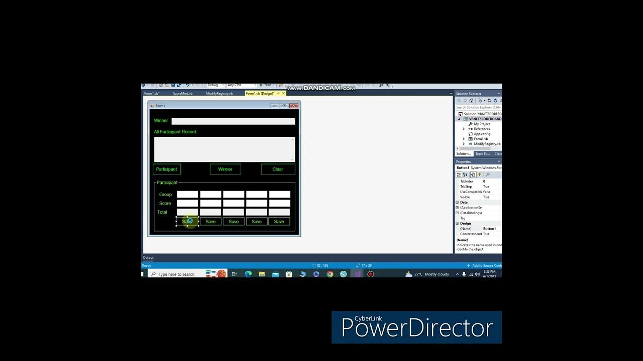 VB.NET SCOREBOARD USING MODULES (PART 2) - YouTube