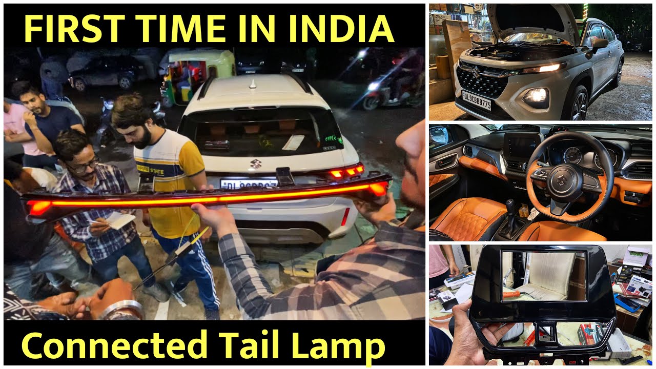 Front Modified | Fronx Connected Tail Lamp | Front modification🔥 - YouTube