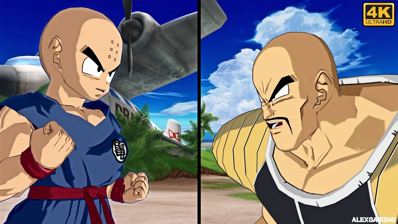 Dragon Ball Z Burst Limit Krillin Vs Nappa HARDEST LEVEL EPIC FIGHT ...