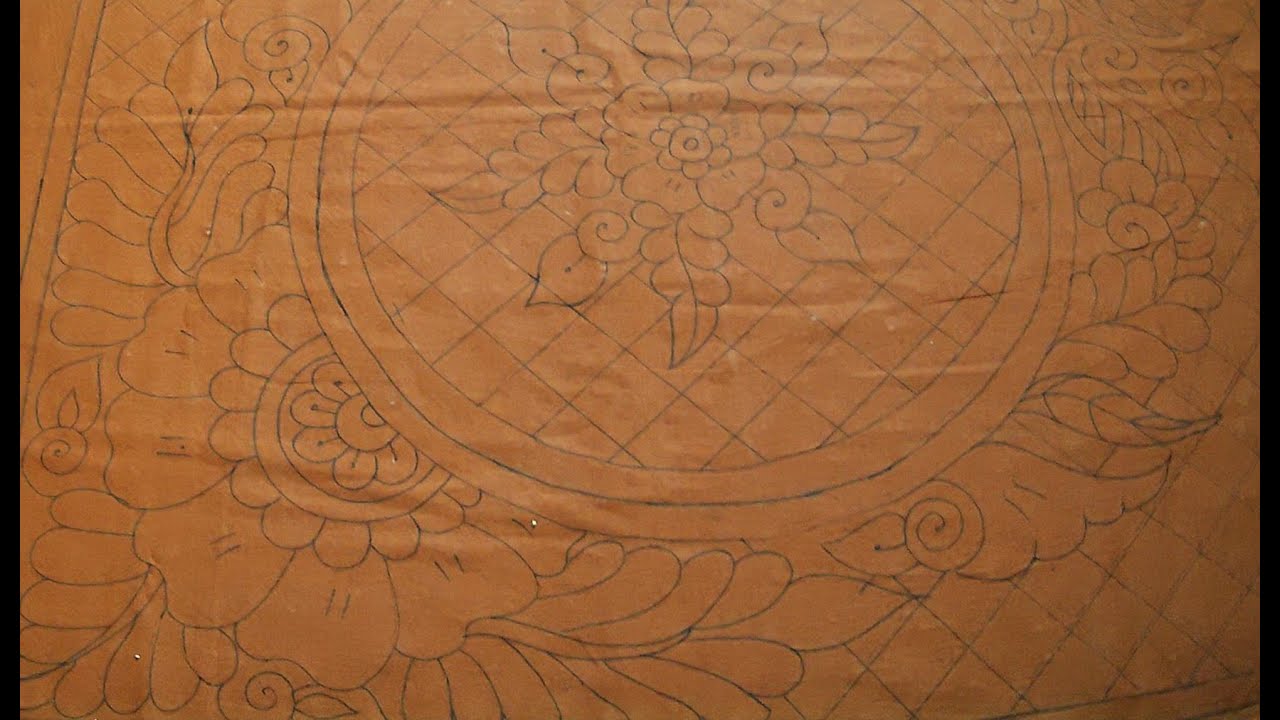 So gorgeous kathar design || nokshi katha || how to draw. - YouTube