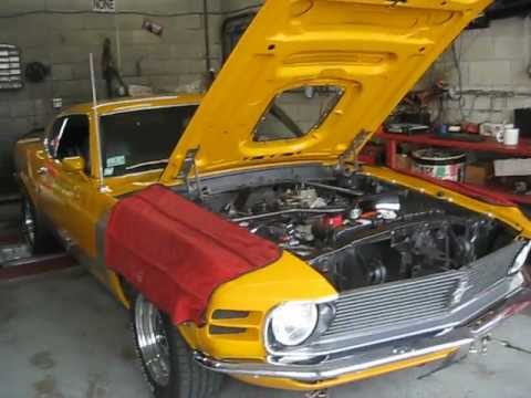 1970 BOSS 302 MUSTANG SHAKER HOOD CHASSIS DYNO TESTING TUNING 257 RWHP ...