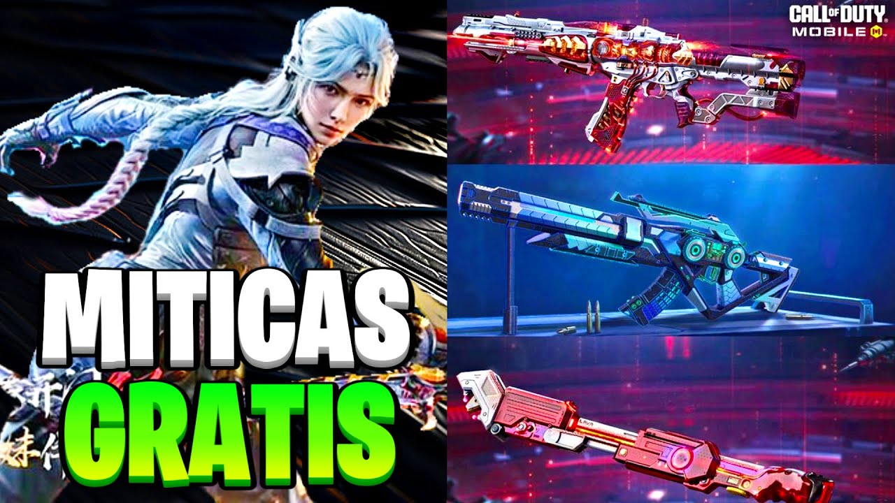 SKINS MITICAS y LEGENDARIAS GRATIS EN #codmobile #callofduty - YouTube