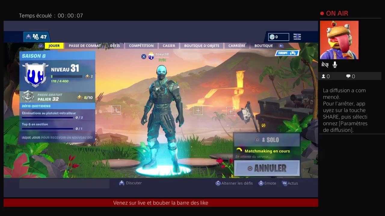 Diffusion PS4 en direct de kevin piche - YouTube