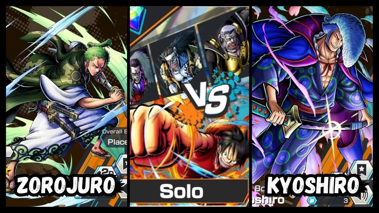 Zorojuro vs Napping Kyoshiro | EPISODE SOLO • One Piece Bounty Rush ...