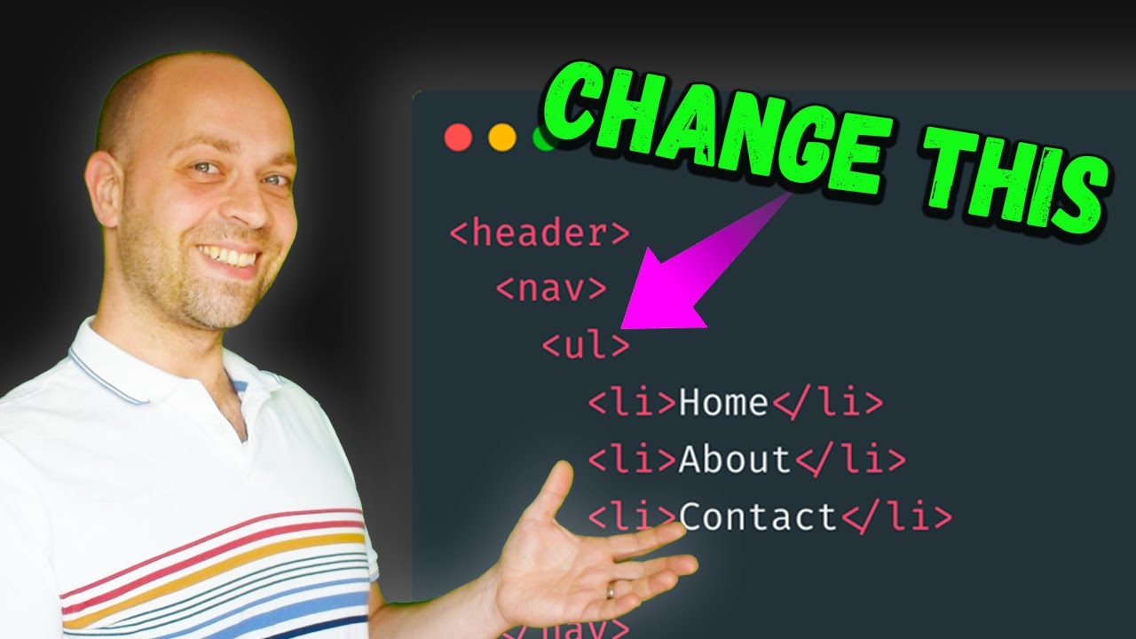 How To Effortlessly Enhance your HTML menus for better markup - YouTube
