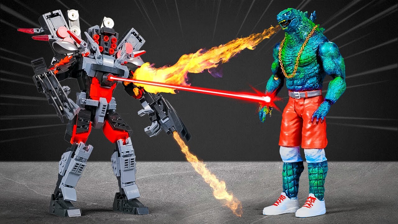 LEGO Titan vs Real-Life Giant Monsters: Who Will Win this Epic Battle ...