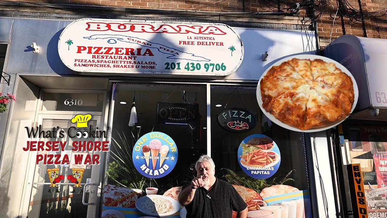 Pizza War: Burana Pizzeria Cubana -- West New York, NJ - YouTube