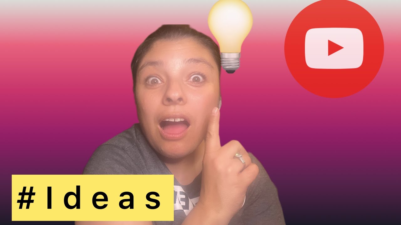 How to get ideas for your YouTube channel #ideas - YouTube