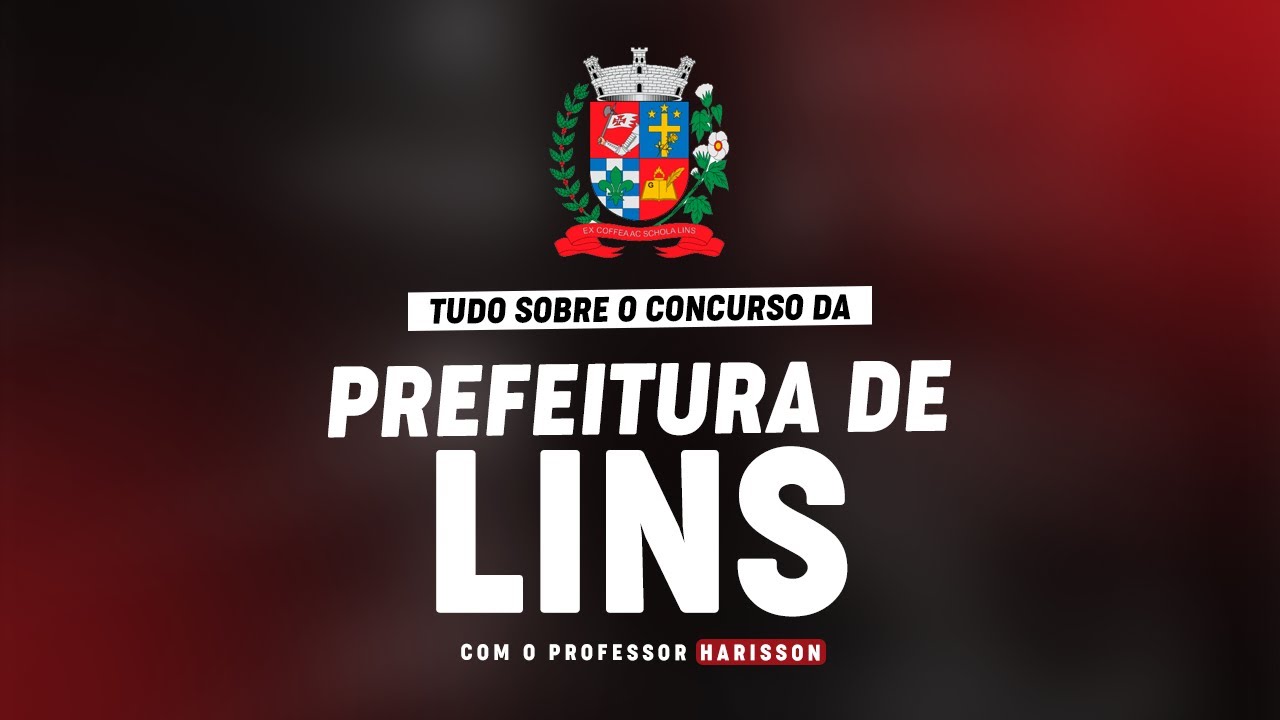 CONCURSO PREFEITURA DE LINS/SP + PLANEJAMENTO DE ESTUDOS - YouTube