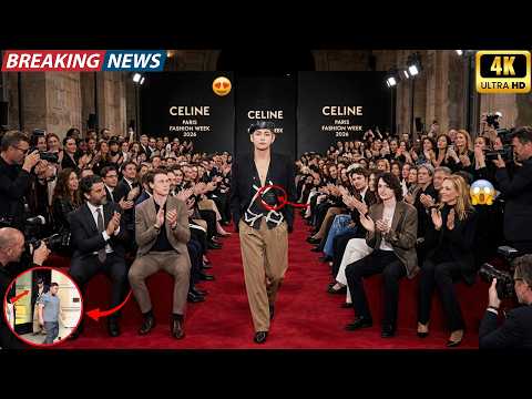 🚨 1 Minute Ago! Kim Taehyung Leaves Hotel for CELINE Paris—V's Elegant Look Stuns ARMY!