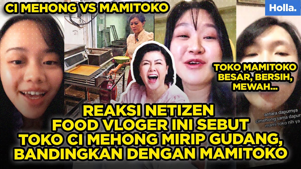 REAKSI NETIZEN FOOD VLOGER INI SEBUT TOKO CI MEHONG MIRIP GUDANG ...