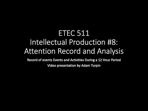 ETEC 511 IP8 Day Record and Chart Video - YouTube