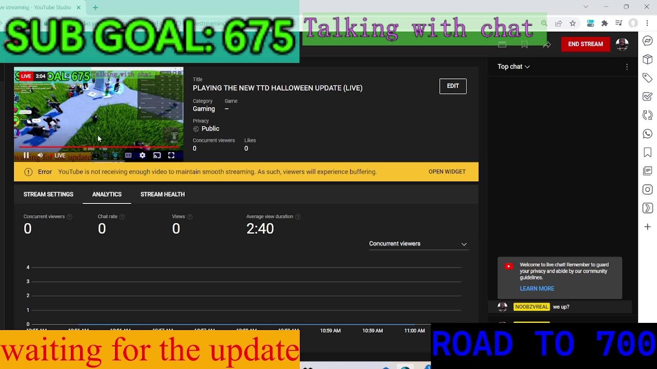 PLAYING THE NEW TTD HALLOWEEN UPDATE (LIVE) - YouTube