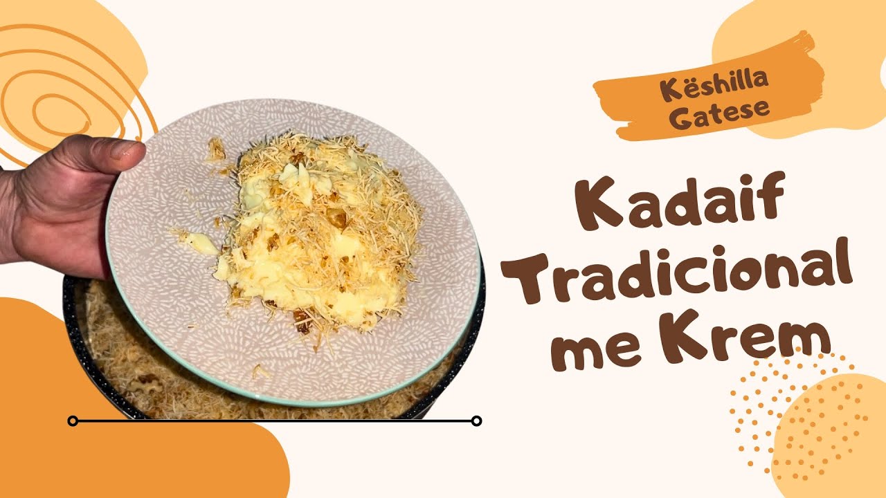 Kadaif tradicional me krem dhe arra | Original Turkish Kadayif - YouTube