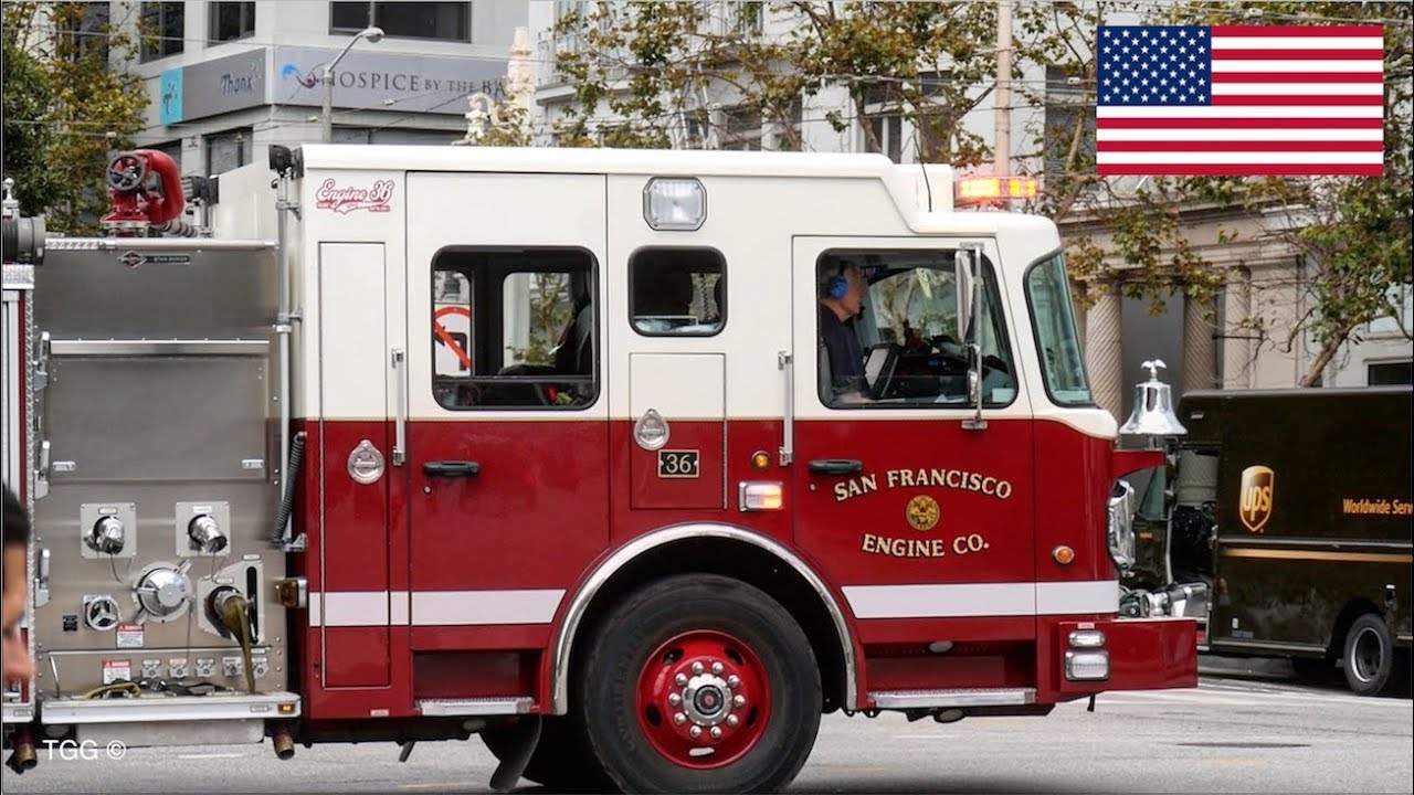 [San Francisco] Fire Engine Responding + Emergency Clips | SFFD & SFPD ...