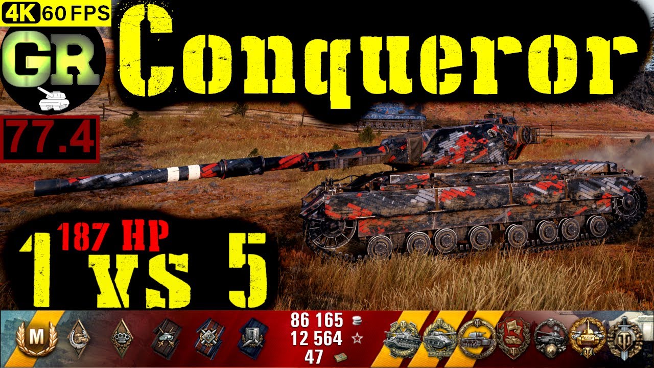 World of Tanks Conqueror WoT Replay - 8 Kills 6.3K DMG(Patch 1.5.0 ...