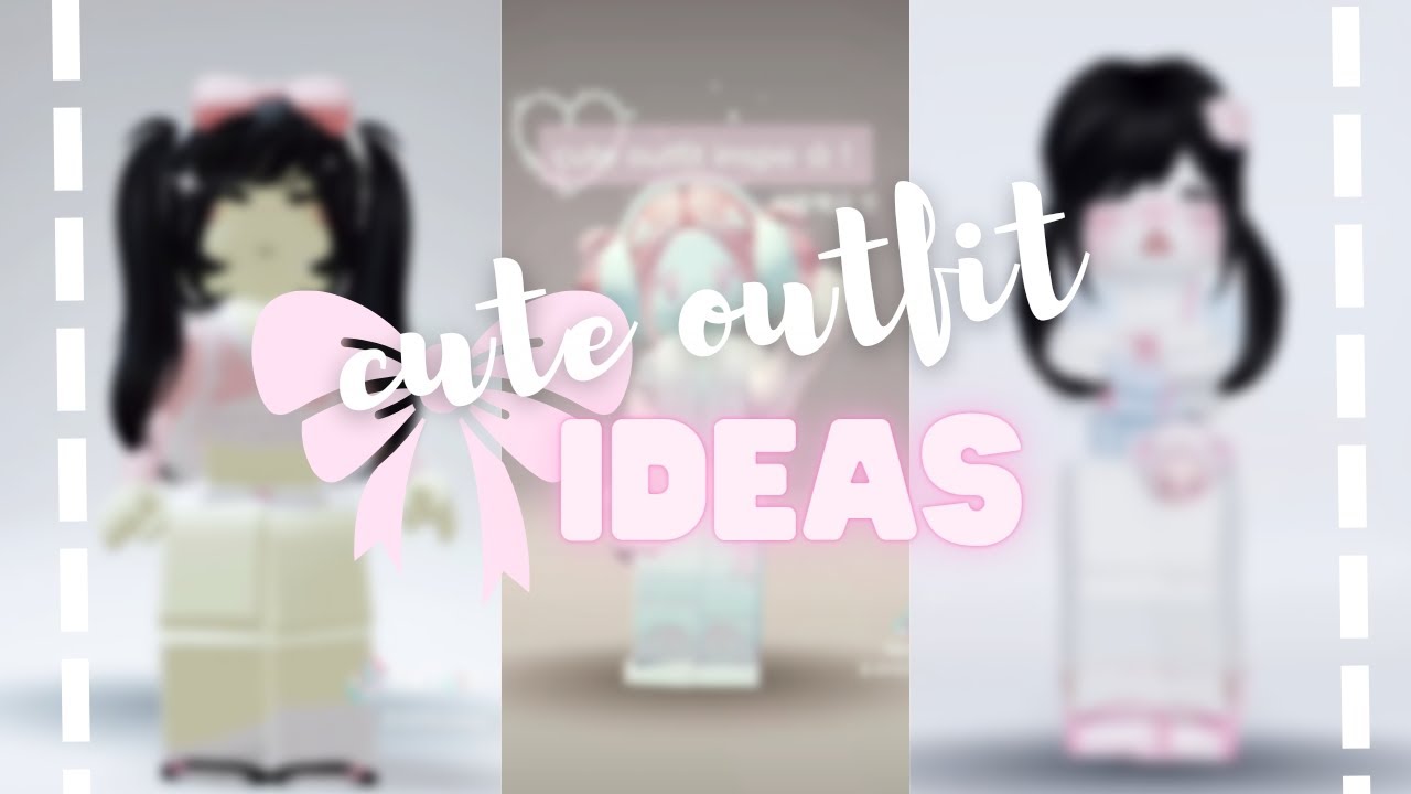 Roblox girl cute/kawaii outfit ideas ! • - YouTube