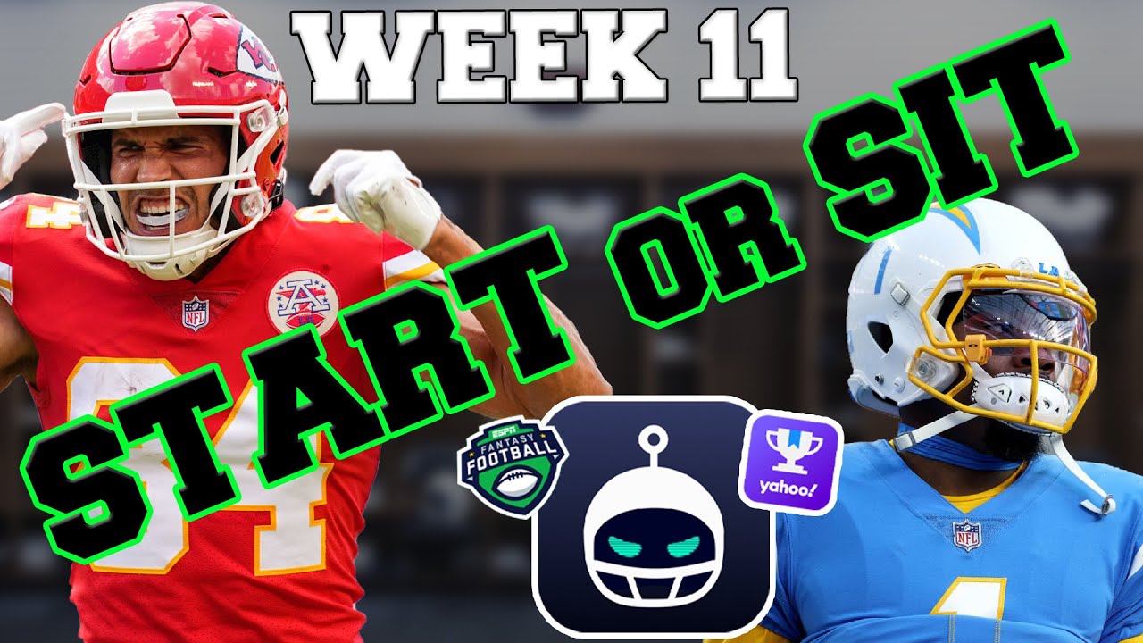 Week 11 Start or Sit | Taking Questions LIVE - YouTube